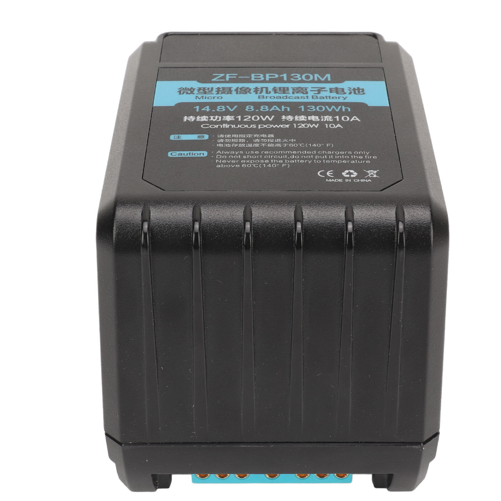 8800 мАч 130WH v Mount Lithium Ion Battery с BP Power USB A D Interface Interface 120W Камера V Аккумулятор для видеокамеры для видеокамеры