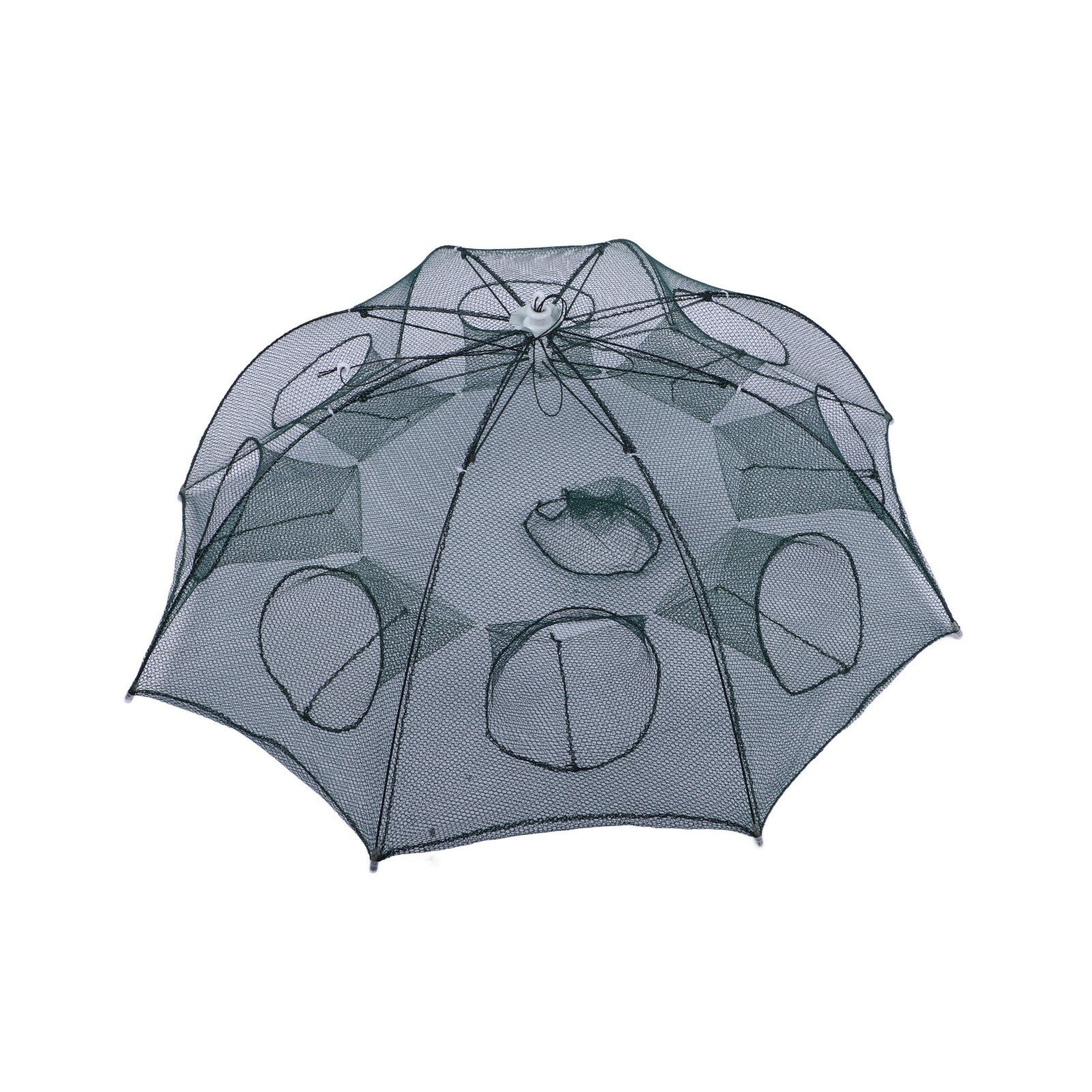 8 отверстий наружная прочная портативная складная ловушка для приманки раков креветок крабов погружная сетка