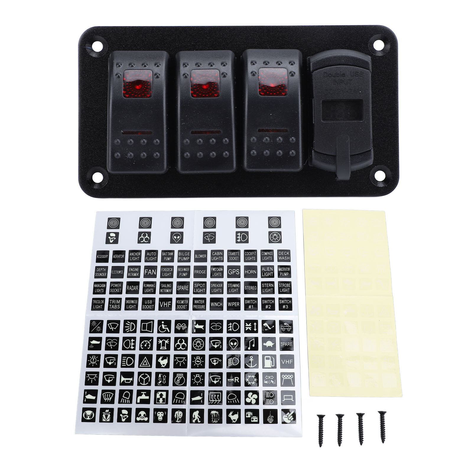 3 Алюминиевая панель с 3 бандами