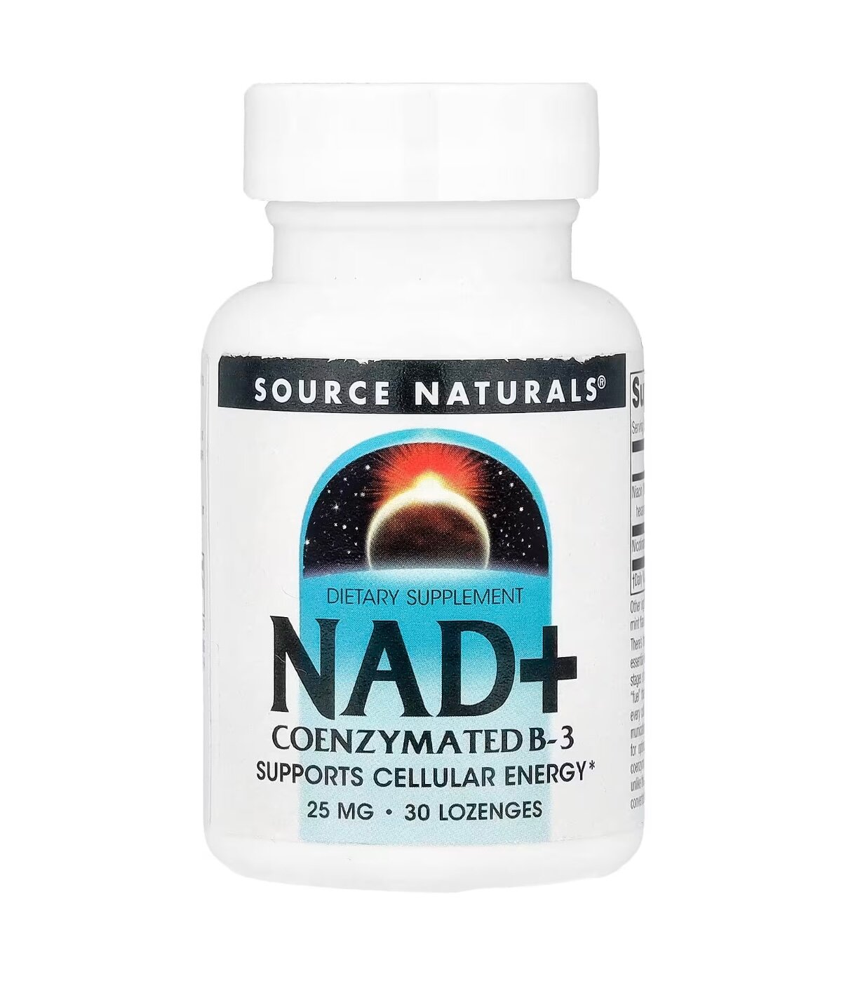 Source Naturals NAD+ коферментированый В3 витамин 30 пастилок
