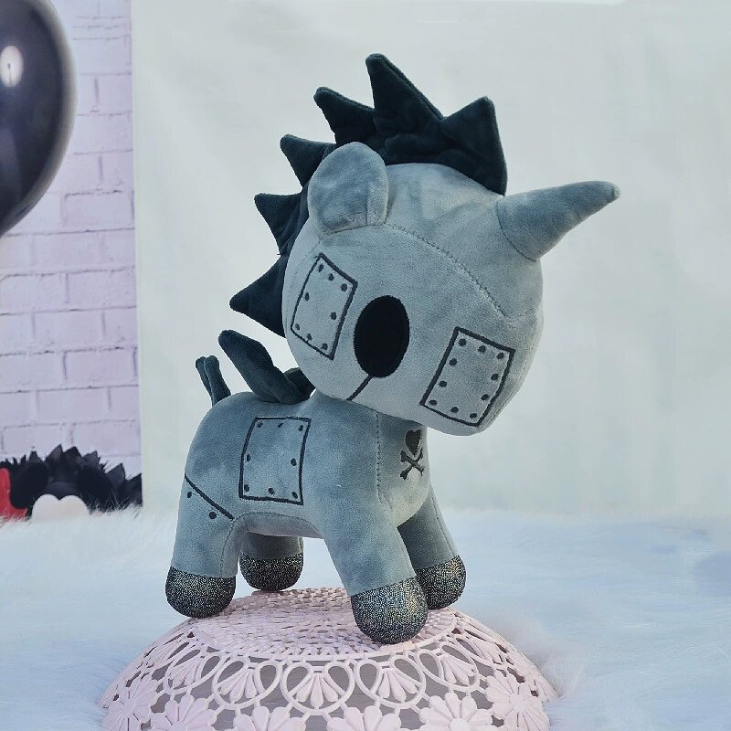 Модная плюшевая игрушка-кролик Tokidoki в виде единорога-русалки, подарок для девочек (не случайная упаковка) серый_10cm