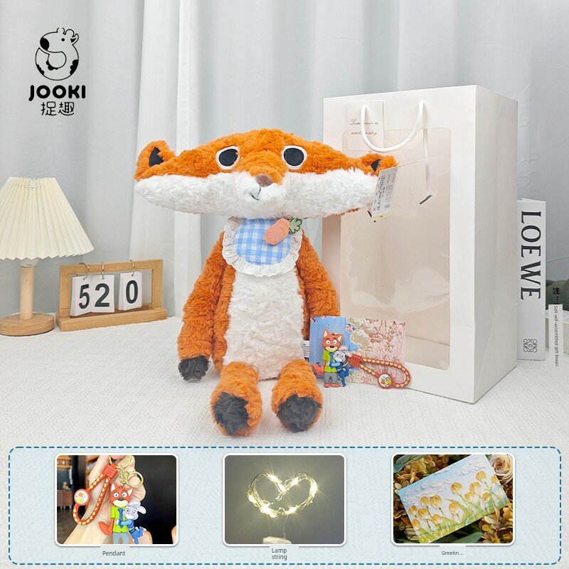 Ловля и веселая настоящая кукла-лиса Девы, плюшевая игрушка, кукла, кукла хорошего брата, подушка для сна, подарок на