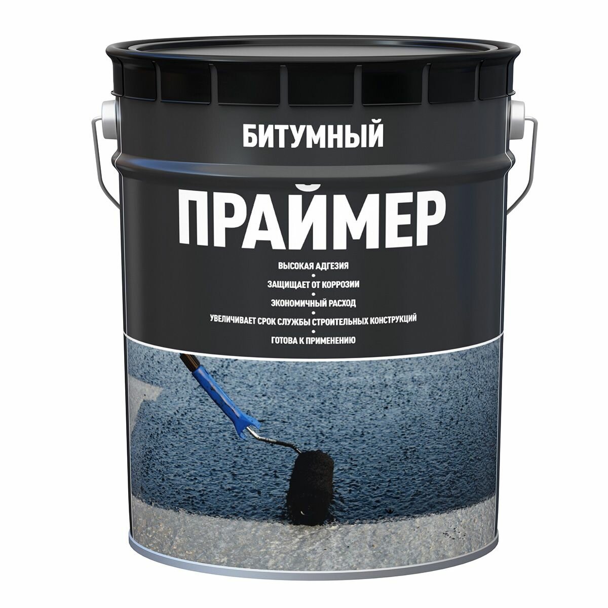 Праймер битумный Старт 16 кг, готовый, расход 0.25 л/м2