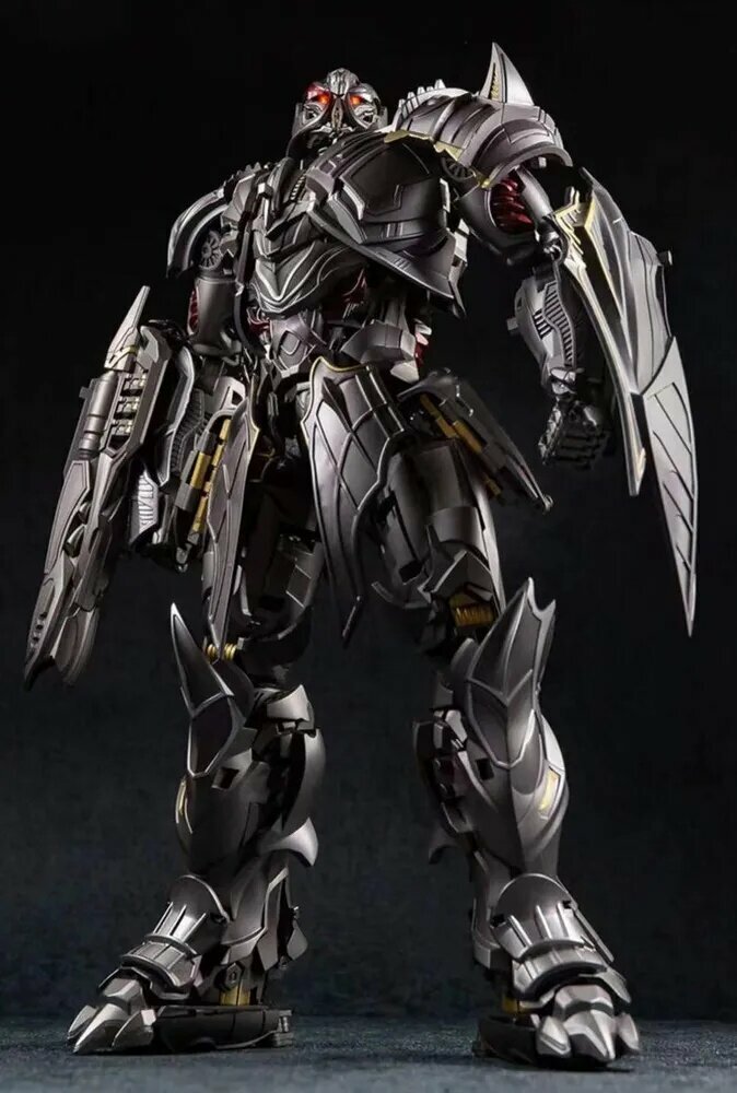 Трансформер BS-02 Megatron / Мегатрон - в рыцарском стиле, c подсветкой :32cm, Деформация два в одном, Роботы, Подарок мальчику, подарок коллекционеру