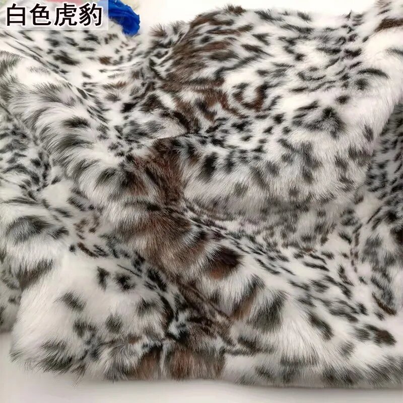 Искусственный мех плюш имитация лисы, кролика, леопарда 2,5 см