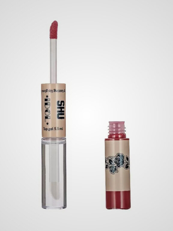Блеск для губ стойкий тон 43 Светлая марсала SHU LIP GLOSS LONG LASTING IDOL SHU №43 light marsala Блеск для губ 10 гр