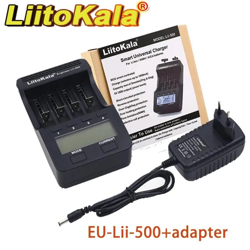 LiitoKala Lii-500 универсальное зарядное устройство