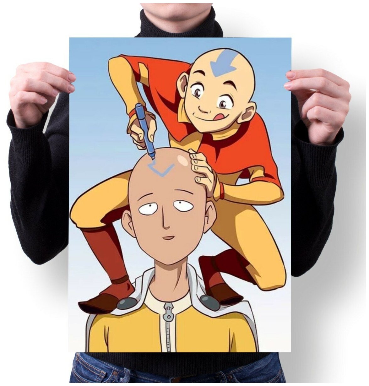 Плакат А4 принт А4 Аватар, легенда об Аанге - 9