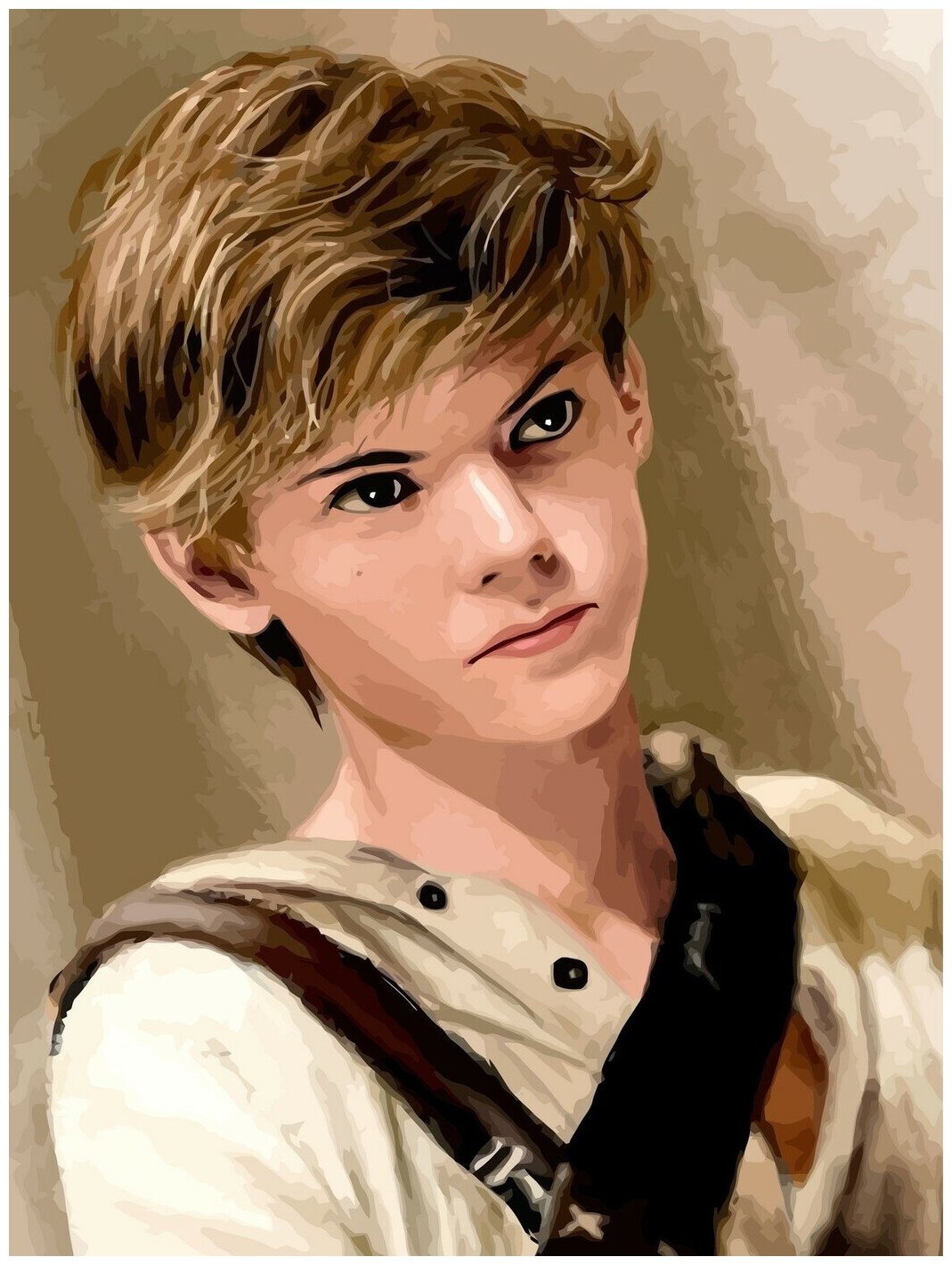 Картина по номерам на холсте бегущий в лабиринте - 2 30X40