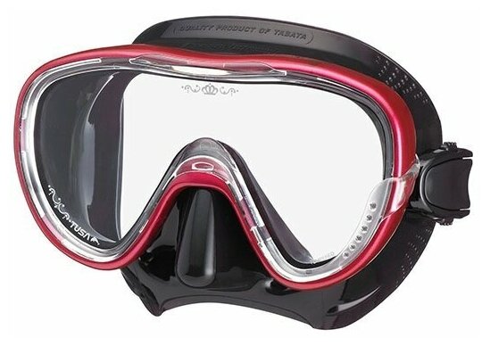 Tusa Маска Tina черный силикон, RP дайвинг