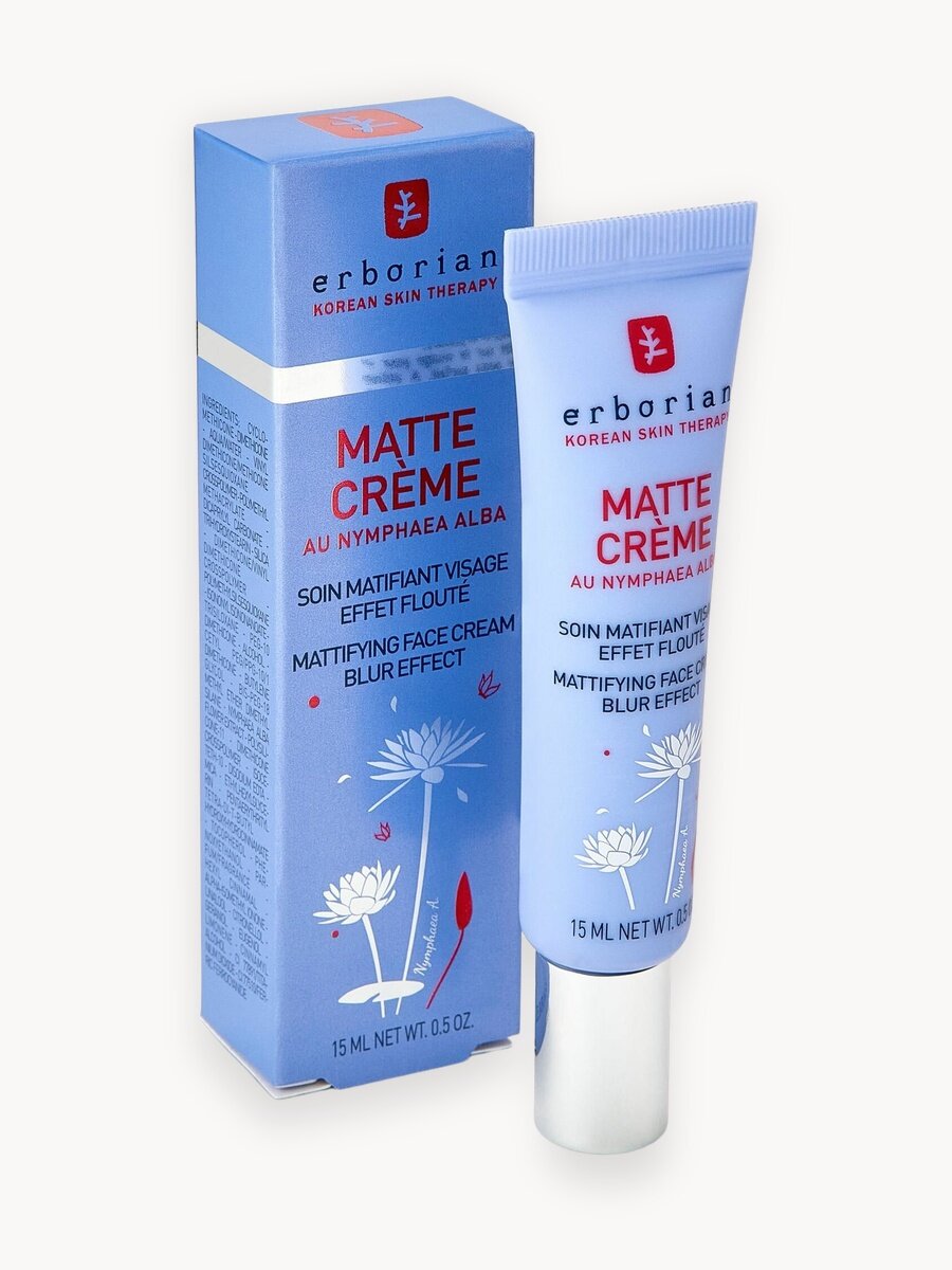 Erborian MATTE CREME, Матирующий крем для лица, Праймер 15 мл