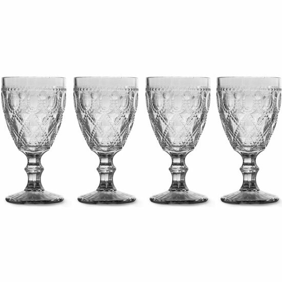 Набор бокалов для вина WD Lifestyle "Dubai" 4 шт, 0.4 л. (прозрачный) WD-475TR