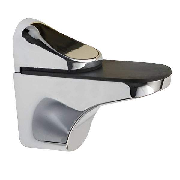 Полкодержатели (пеликаны) EDSON 8903 M CHROME средние 55*55 (до 16 мм), 10 кг (комплект 2 штуки)