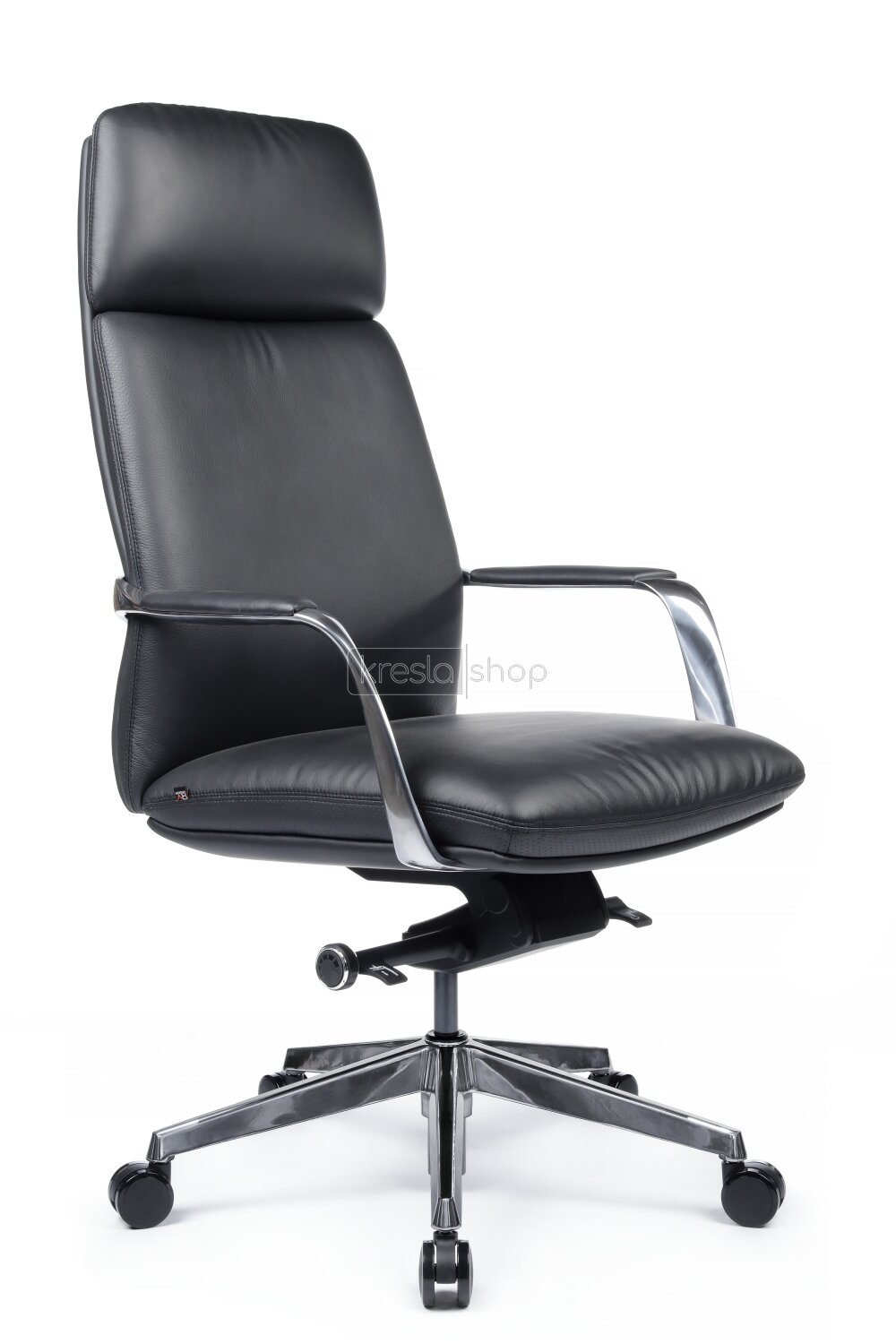 Кресло для руководителя Riva Design Пабло / Pablo A2216-1 черная кожа