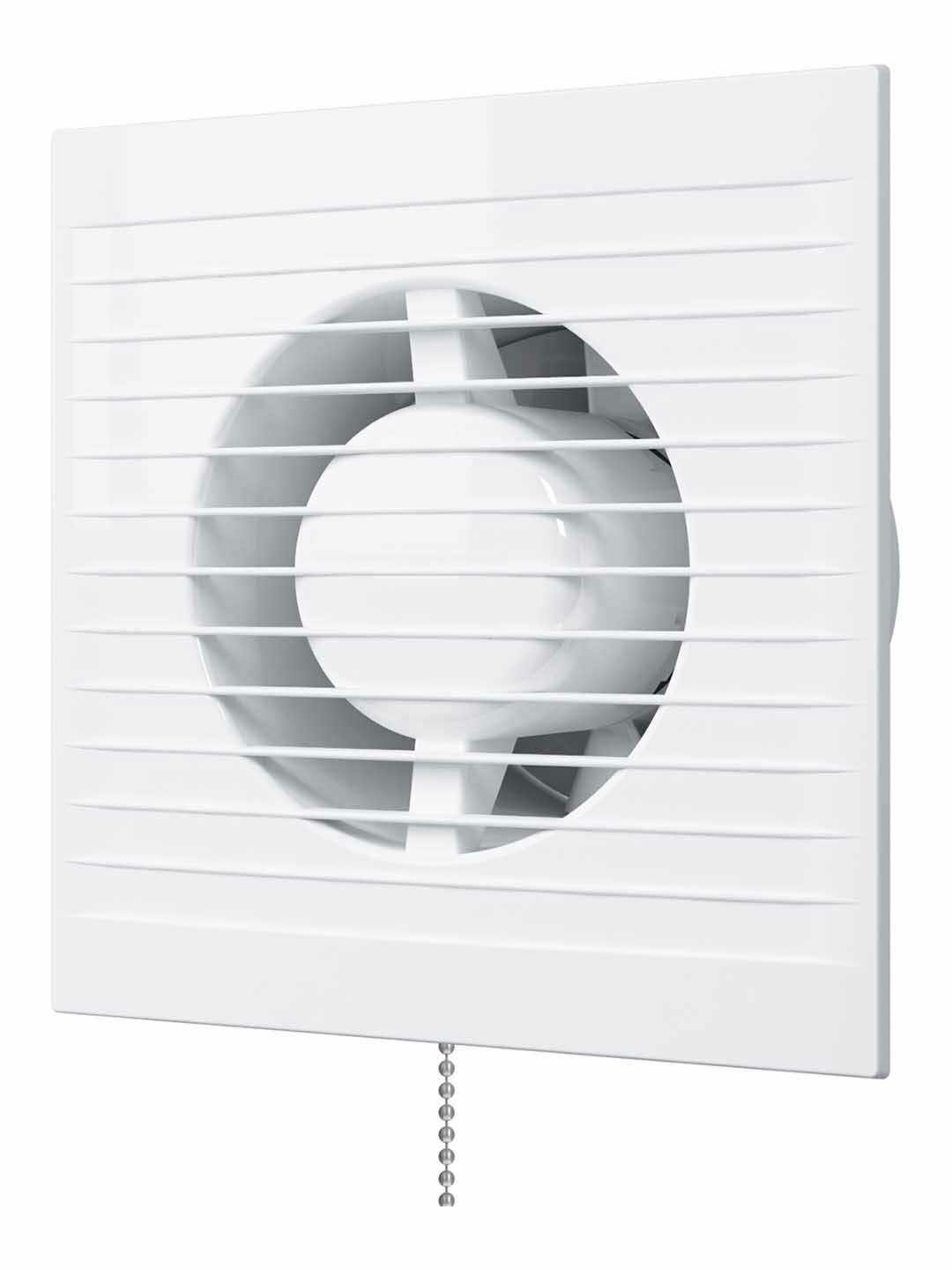 Вентилятор осевой вытяжной Auramax A 4-02 D100 мм 35 дБ 100 м3/ч цвет белый