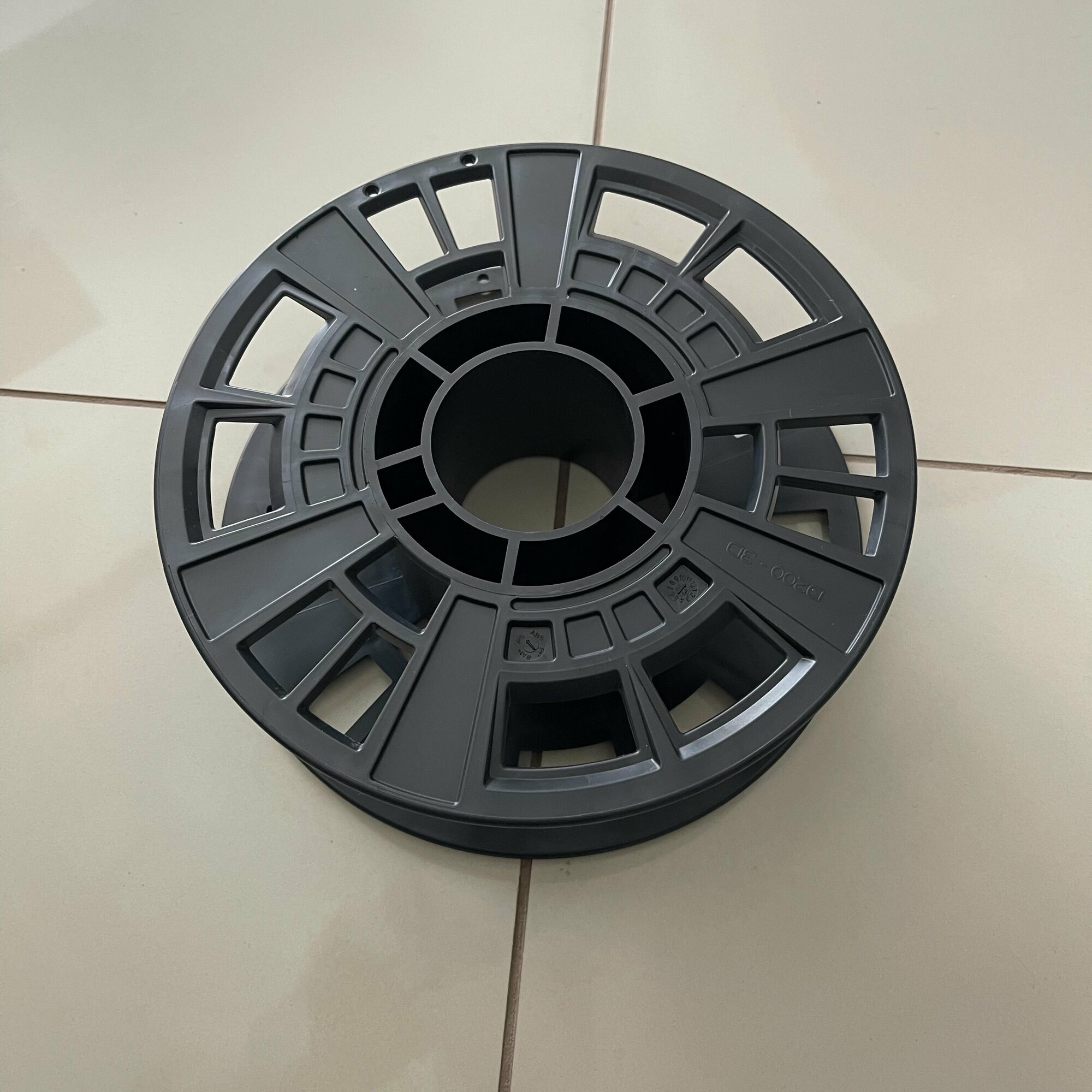 Катушка для гирлянды / бабина для провода/ бабина для хранения филамента (черный)