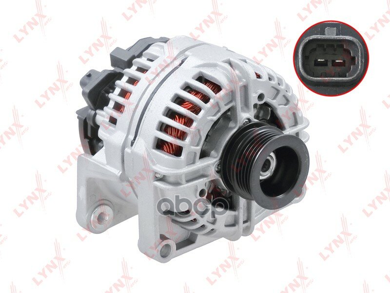 Генератор OPEL Astra H 06-10 1.6, 1.8/Signum 03-08 1.8, 2.2/Vectra C 03-08 1.8, 2.2/Zafira B 1.6, 1.8 05-15 LYNXauto арт. EA-.