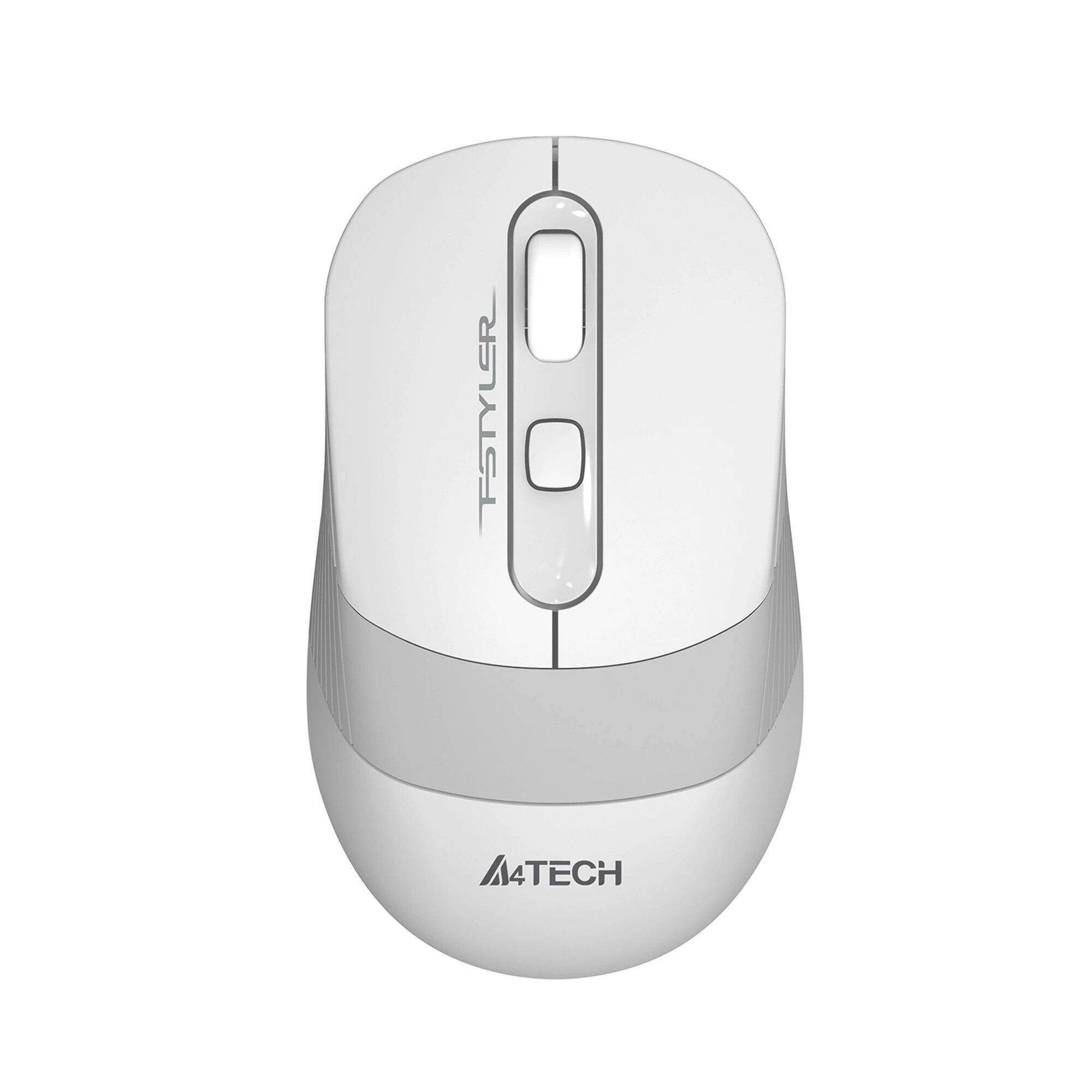 Мышка беспроводная A4TECH компьютерная FG10 белый/серый оптическая
