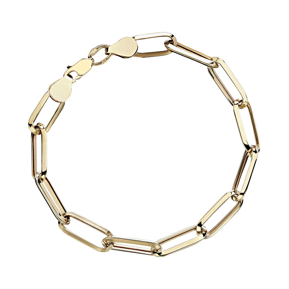 Браслет, желтое золото, 585 проба