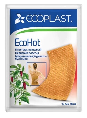 Пластырь перцовый ecohot 12х18 см