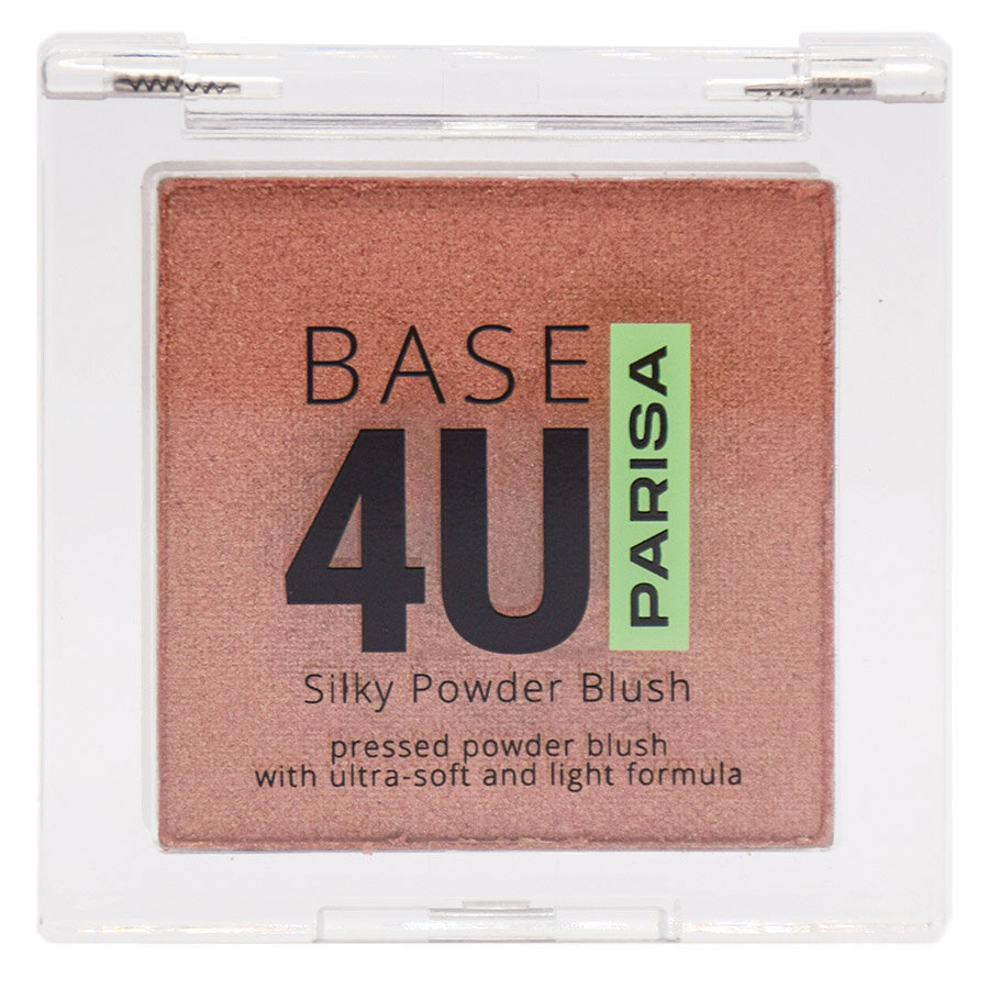 Румяна пудровые Parisa Base 4U ультра-мягкие тон 01 5.2 г