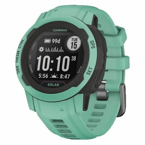 Смарт-часы Garmin Instinct 2S Solar Tactical, 20мм, 1.3", мятный/черный/мятный [010-02564-02]