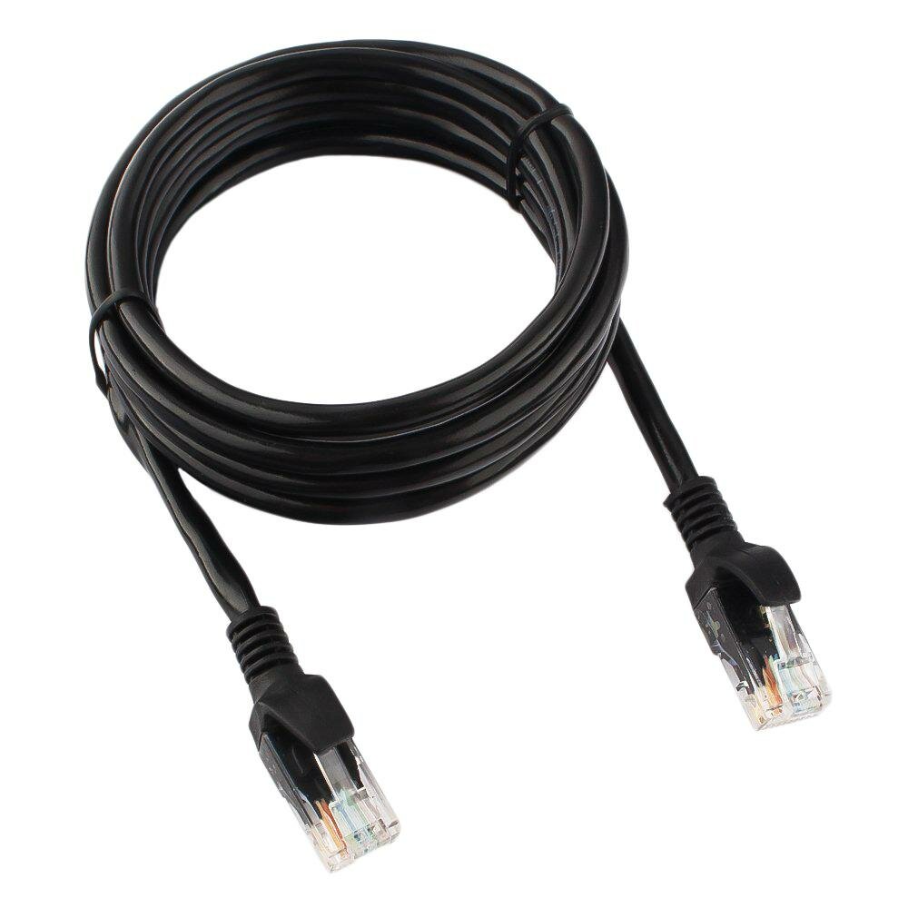 Патч-корд UTP Cablexpert PP12-2M/BK кат.5e, 2м, чёрный 1124741