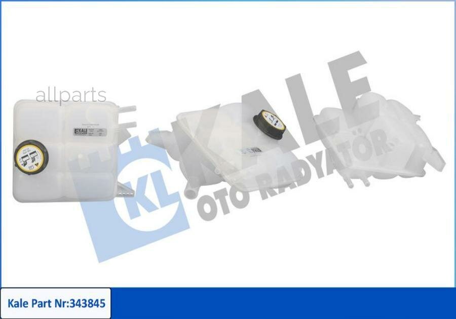 KALE 343845 Бачок расширительный для а/м Ford Focus Focus II (05-) Kuga (08-) Mazda 3 (03)- с крышкой