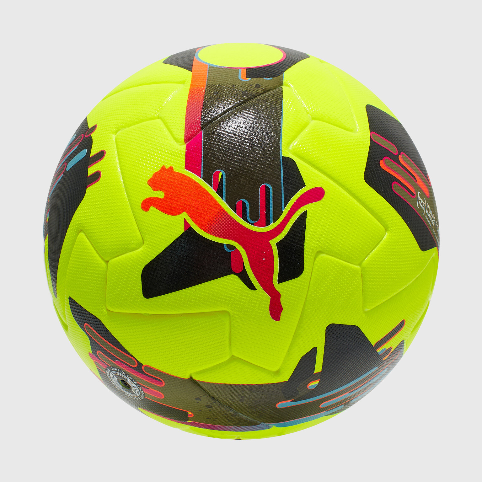 Футбольный мяч Puma Orbita 2 TB Fifa Quality Pro 08432303, размер 5, Салатовый - Черный