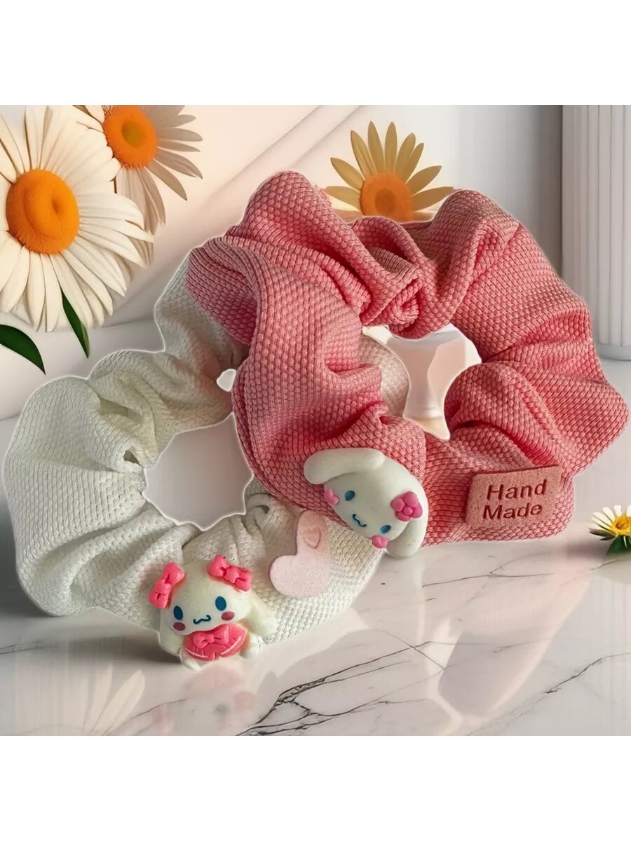 Резинки для волос Kuromi комплект 2шт