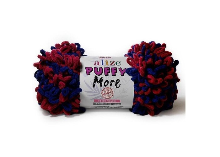 Пряжа Alize Puffy More 6268 ( 2 мотка по 150 г . )