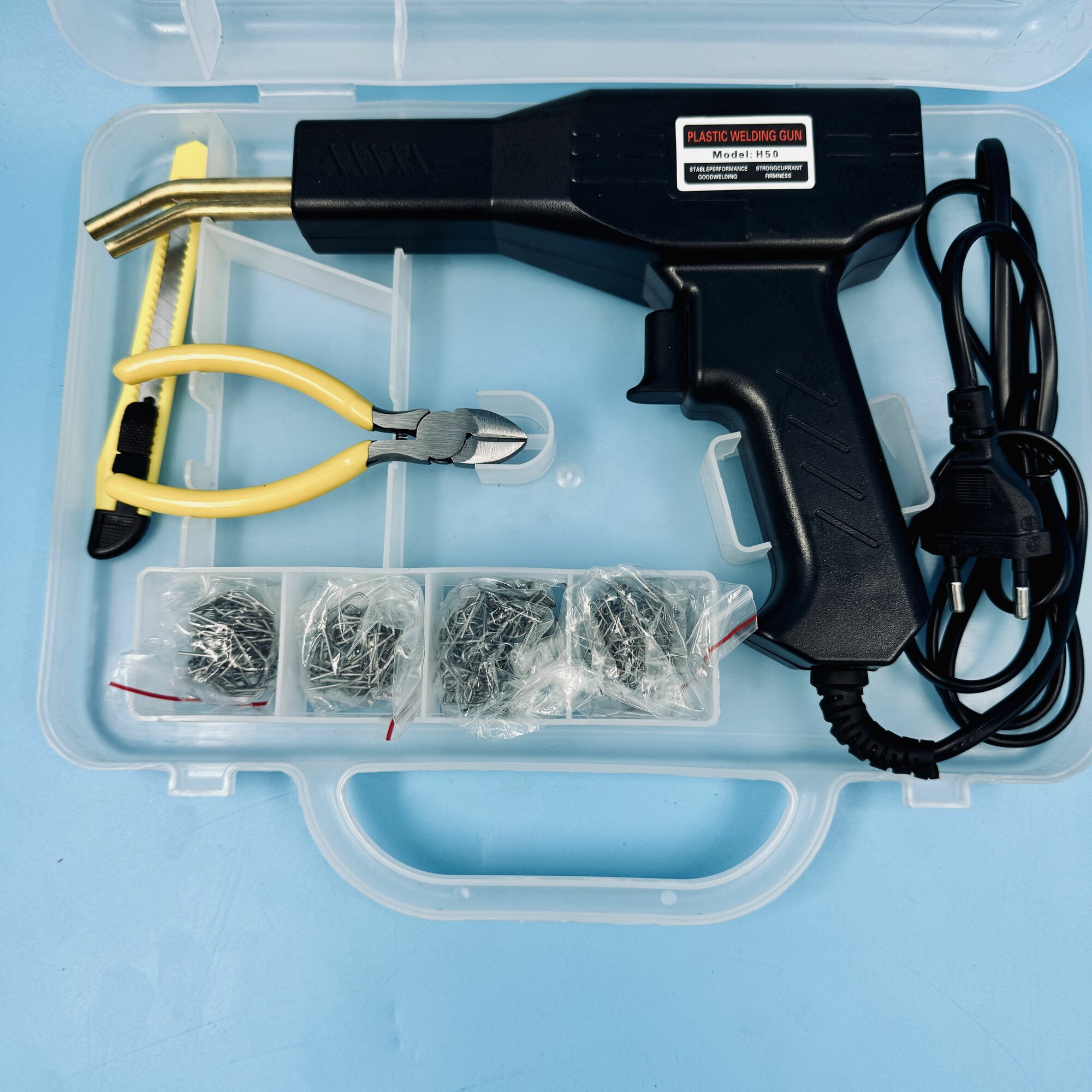 Паяльник с индукционным нагревом для пластика точечный нагрев и надежное соединение, для бамперов