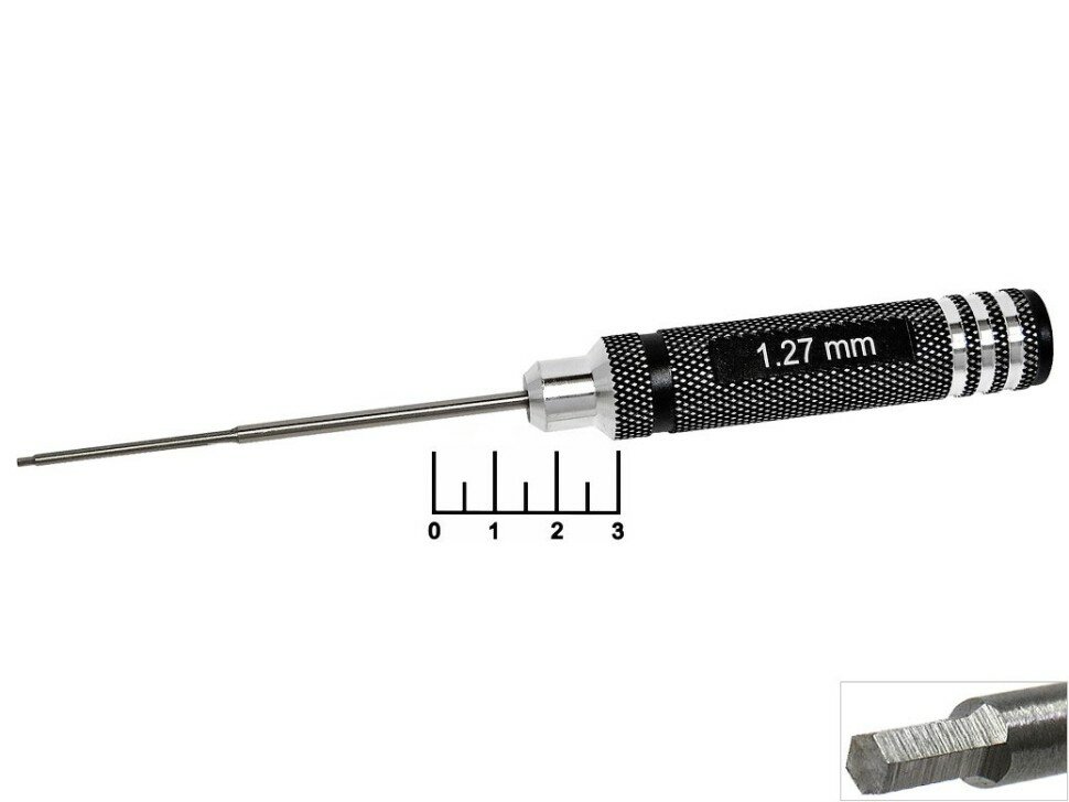 Отвертка 1.27*85мм шестигранная HEX