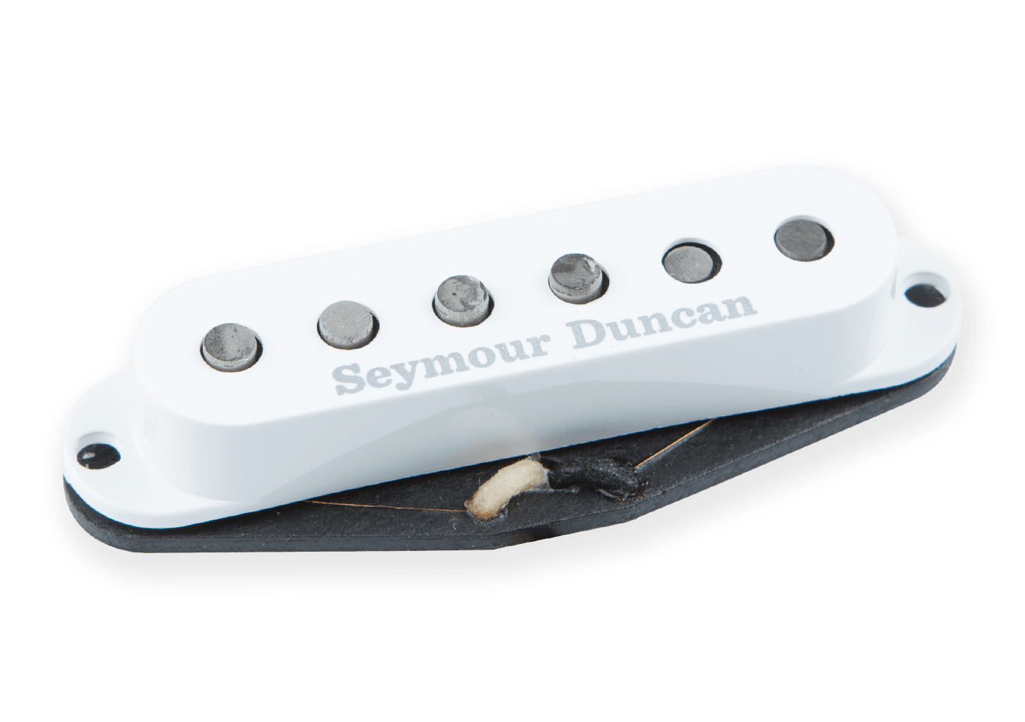 Звукосниматель сингл, средний, для Strat Seymour Duncan 11204-01-RwRp Alnico II Pro Staggered Strat Pickups, белый