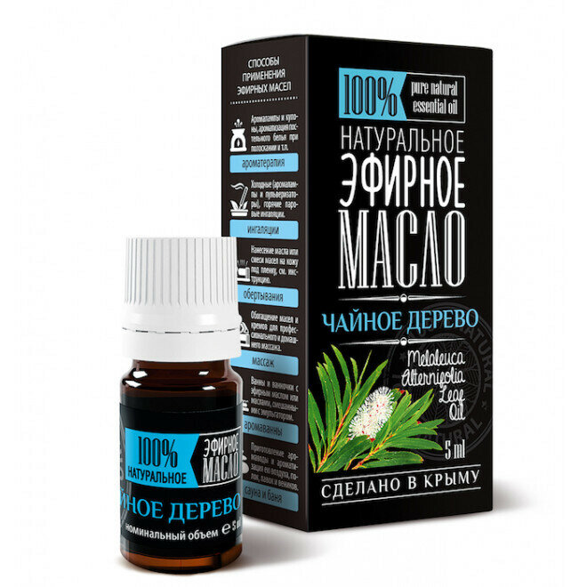 Крымские масла Эфирное масло Чайного дерева, 5 мл