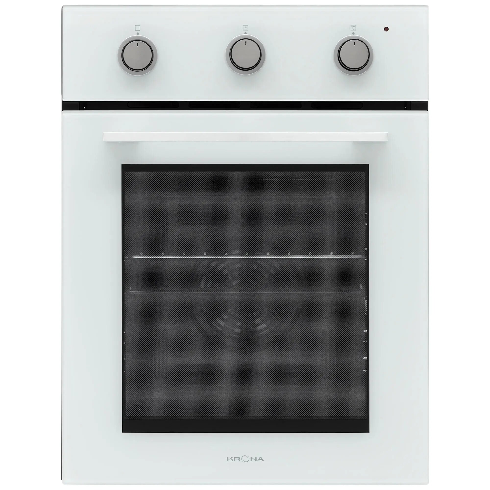 Встраиваемый духовой шкаф Krona LYRA 45 WH 2069 Вт, 45 л, гриль, конвекция