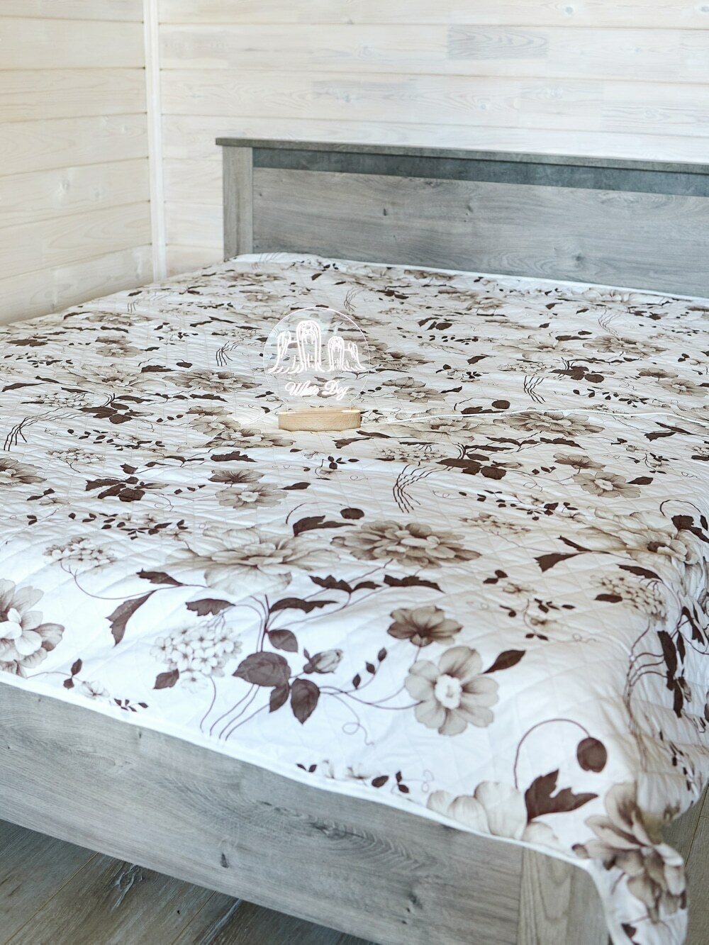 Непромокаемое покрывало аква-стоп WhiteDog "Цветочные мотивы" 200х200 см