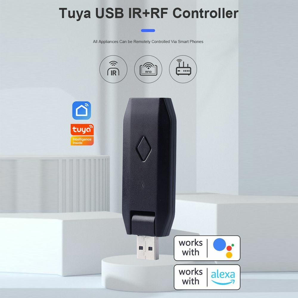 Tuya WiFi ИК-контроллер с функцией обучения для умного дома