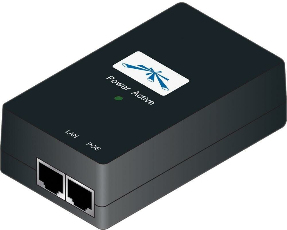 PoE инжектор UBIQUITI POE-50-60W 1.2A (POE-50-60W 1.2A) черный, мощность 60Вт