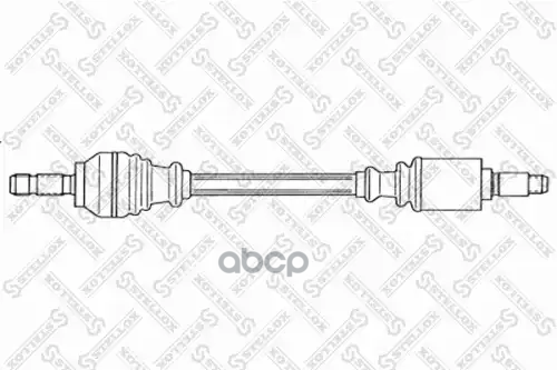 Привод передний левый 588 mm BMW Stellox арт. 158 1771-SX