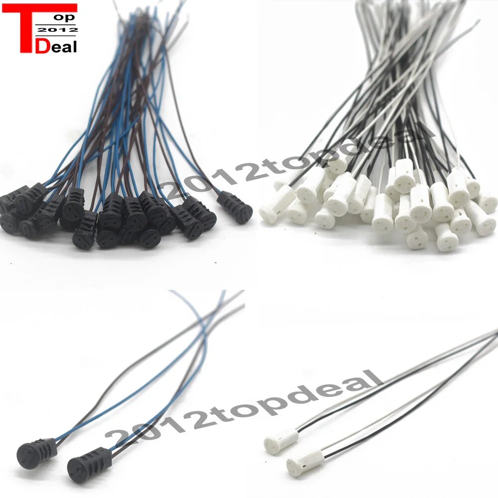 Хрустальные держатели ламп, White, G4 LED, 12В, 10-20Вт, 20 см