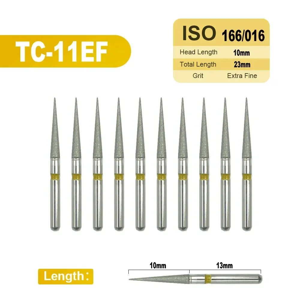 Стоматологические сверла TC-11EF 1,6 мм, Extra Fine