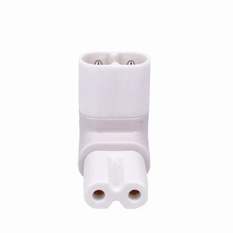 Bolantedz угловой адаптер питания IEC 320 C7 to C8 черный белый