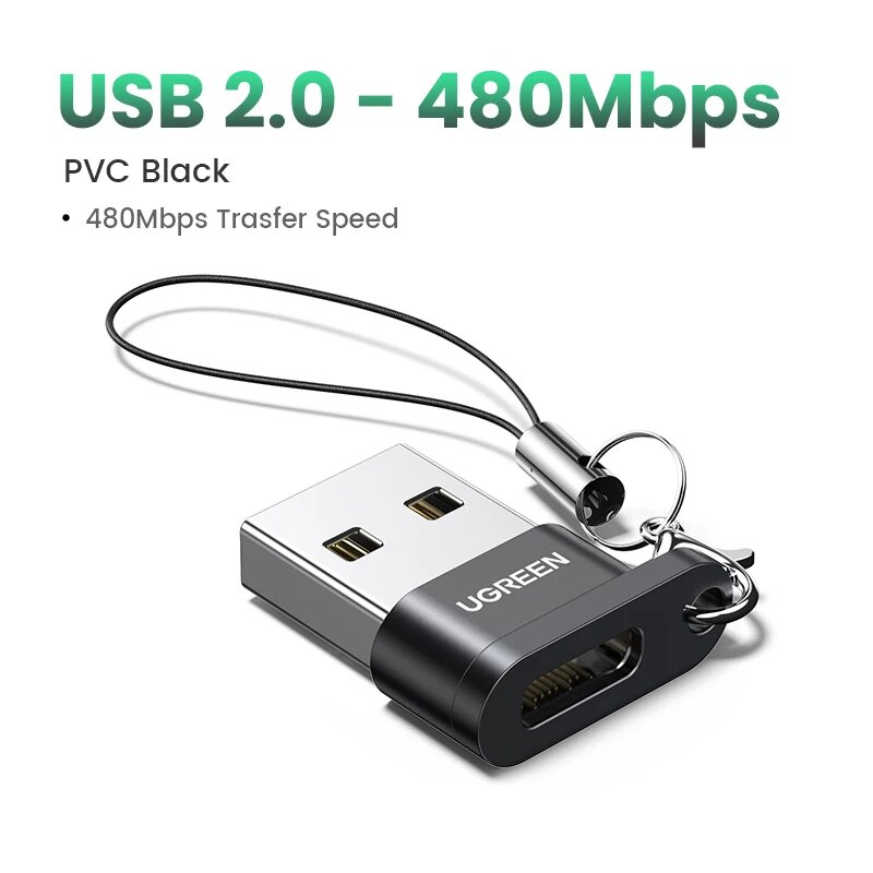 Адаптер Ugreen, USB 3.0 – USB C