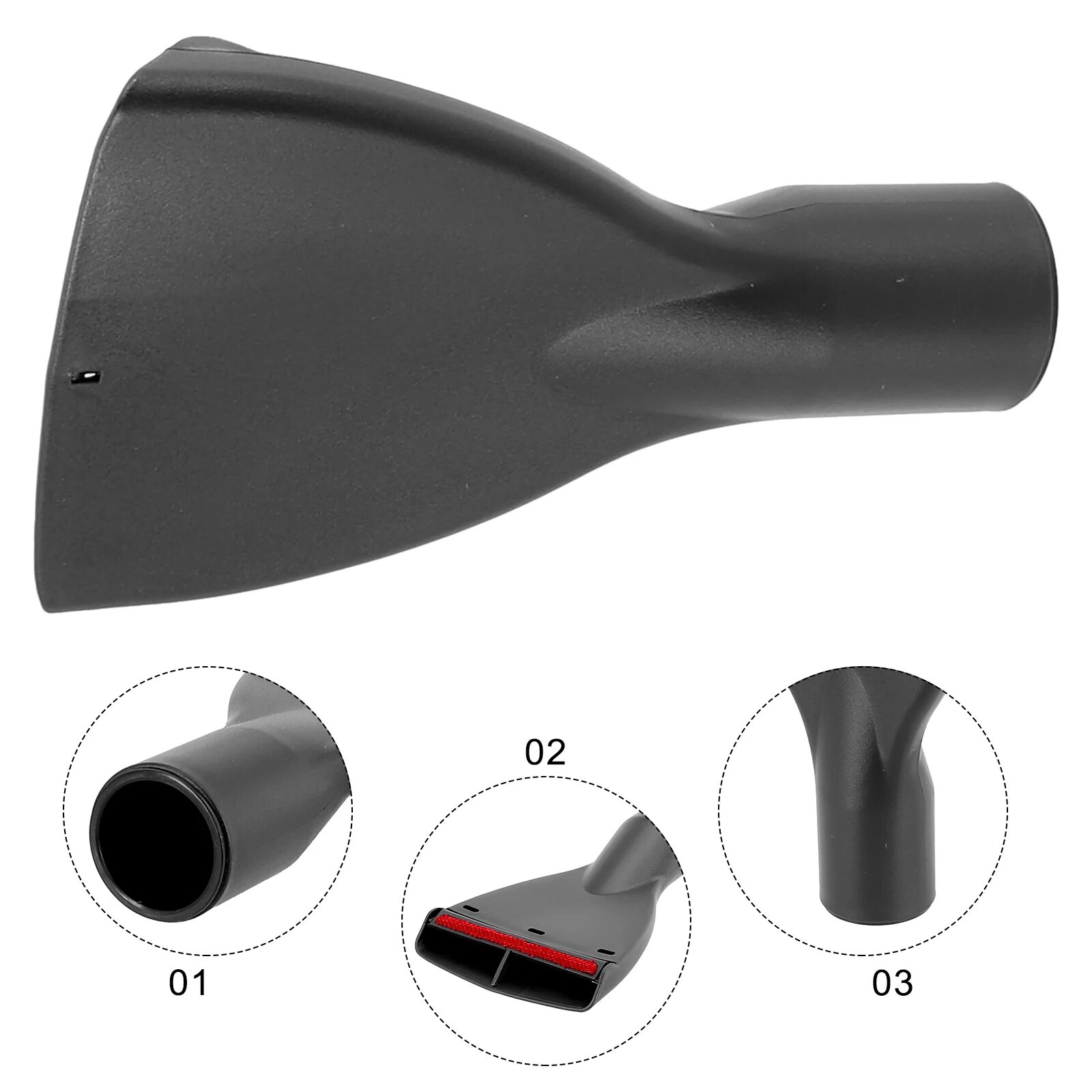 Щелевая насадка, плоская насадка для дивана-кровати, щетка для пылесоса, насадка для всасывания, насадка для щетки для домашней чистки, ID32 мм, OD35 мм