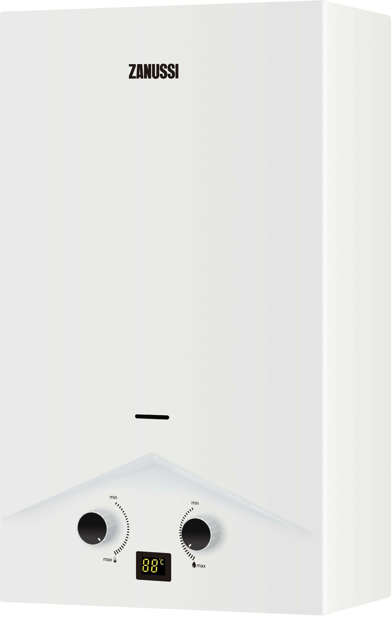 Газовая колонка Zanussi Rivo GWH 10, электронный розжиг, LED-дисплей, белый