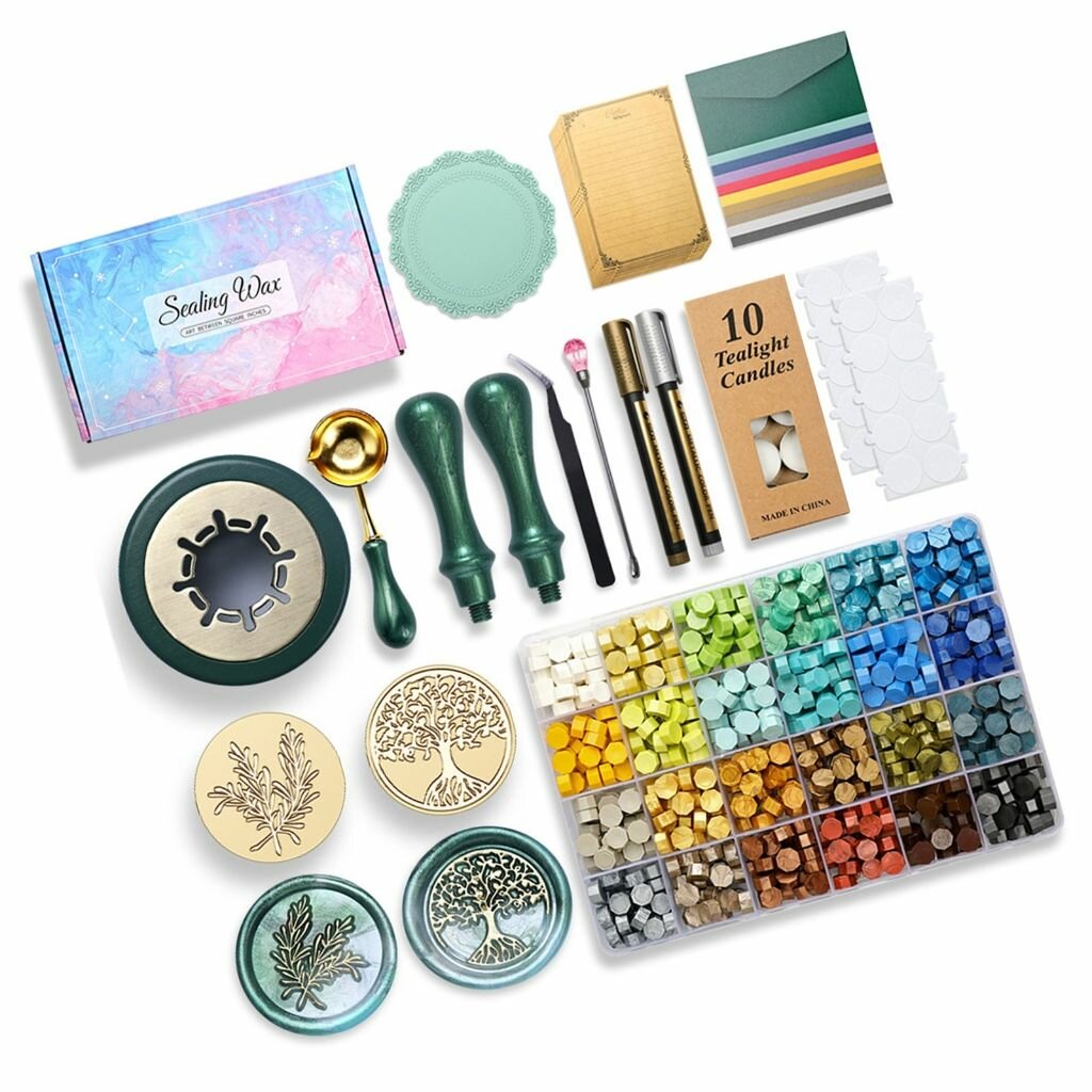 Набор сургуча для штамповки бусин, грелки подарков и поделок