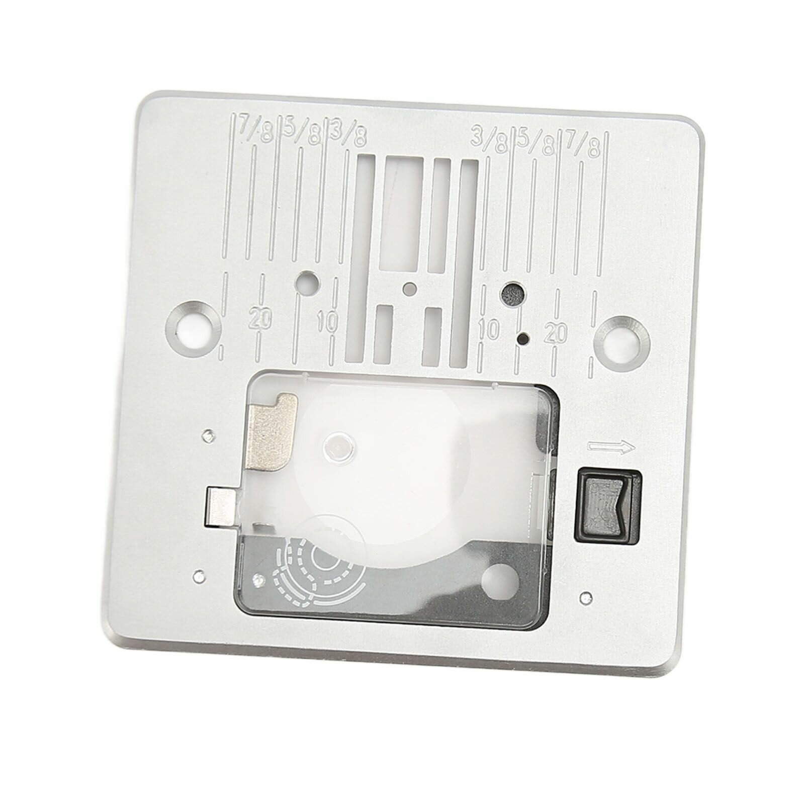 Швейная игольная пластина ABS Q235, сталь с точным положением, прочная замена игольной пластины для Singer 4411 4423 4432 4452 44S