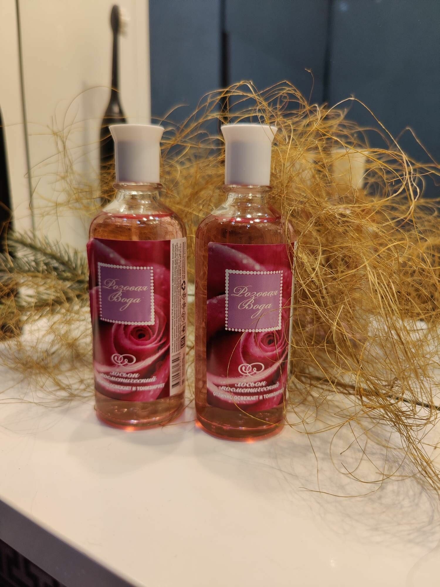 Лосьон после бритья Абар "Розовая Вода", для мужчин, 2 флакона