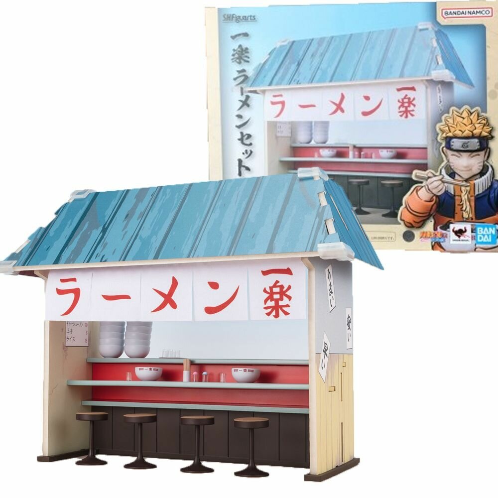 Экшн Фигурка Bandai S.H.FIGUARTS Naruto, Ichiraku Ramen Set, SHF